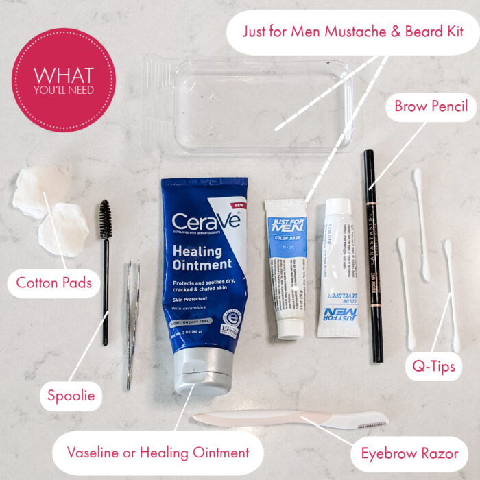 Salon-style Eyebrow Tint at Home Using Just for Men® MakeUp